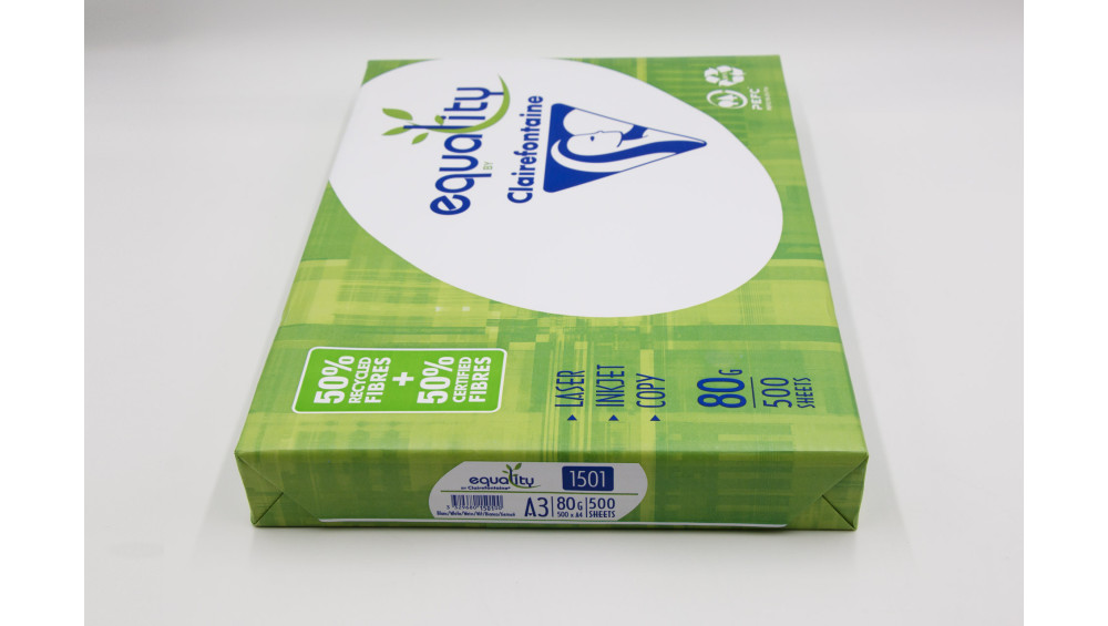 Ramette papier Equality A3 Carton de 5 ramettes (2500 feuilles)