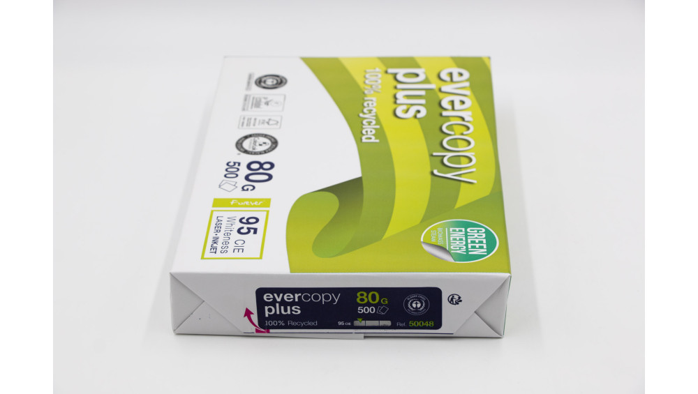 Ramette papier A4 Evercopy + Carton de 5 ramettes (2500 Feuilles)
